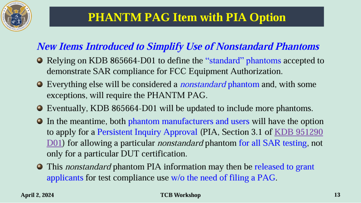 Latest Updates from the TCB Council Workshop of April 1 – 3 » SPEAG ...